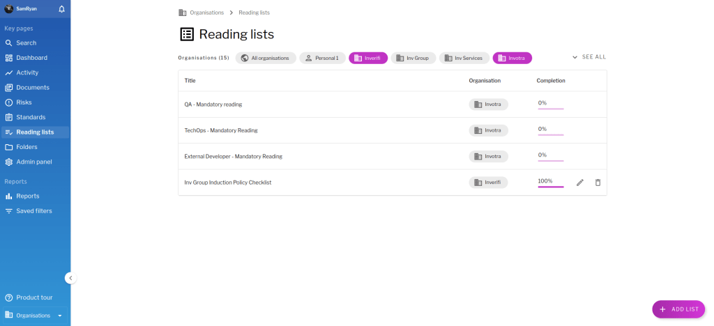 Reading list – docs.inverifi.com
